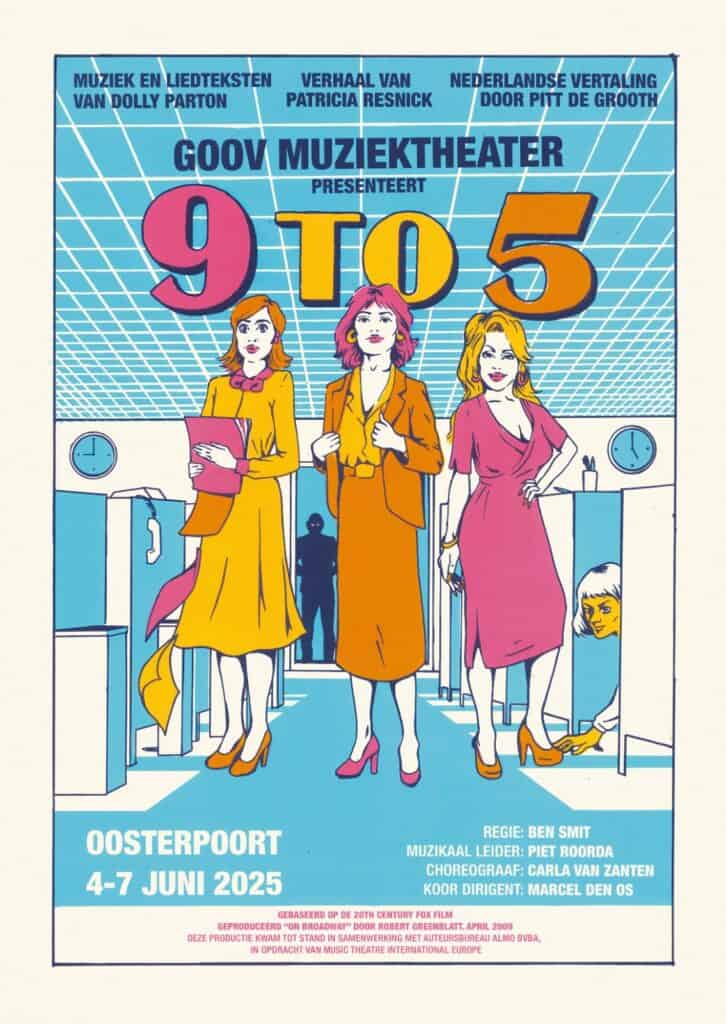GOOV Muziektheater speelt musical '9 to 5' in De Oosterpoort in ...